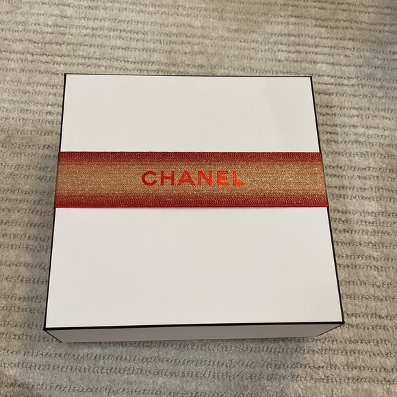 CHANEL | Bath & Body | Chanel Gift Box With Ribbon Tissue Paper Sticker ...